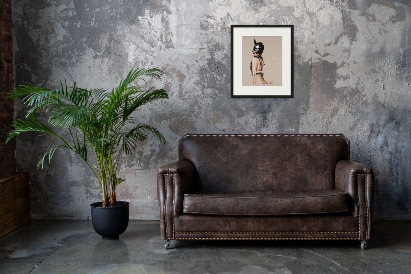 Catwoman — Iconic Pop Art Painting by Martin Allen | Original Statement ...